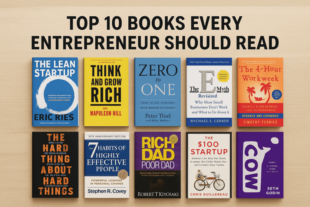 Top 10 Books Every Entrepreneur Should Read - Explore Top 10