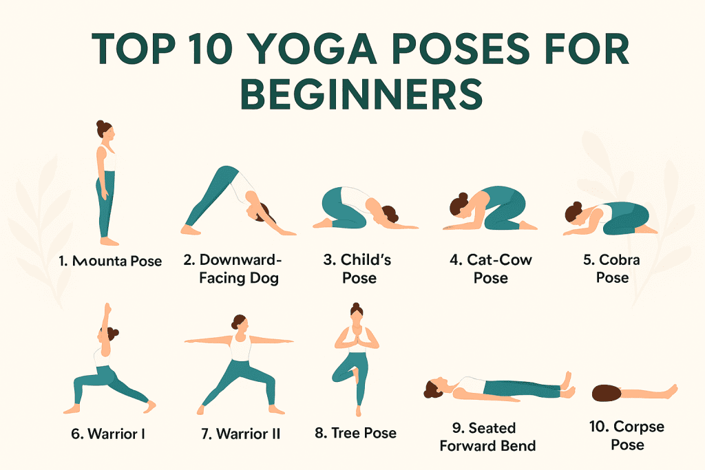 Top 10 Yoga Poses for Beginners - Explore Top 10