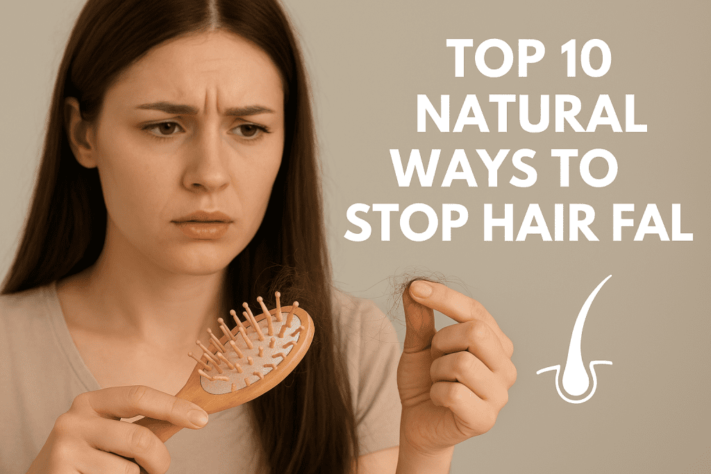Top 10 Effective Ways to Stop Hair Fall Naturally - Explore Top 10